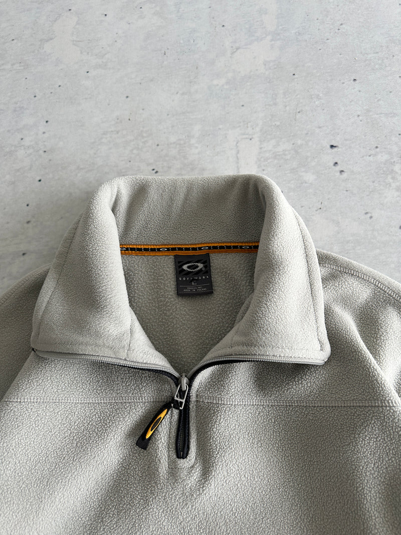 00's Oakley 1/4 Zip Pullover Fleece (L) – Smooth Cactus