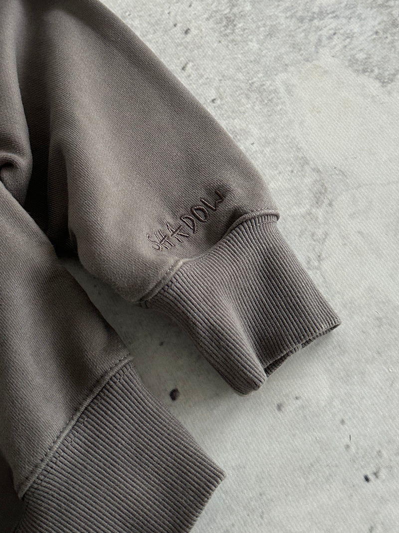 Broken Planet Heavyweight 1/4 Zip Pullover Sweatshirt (S) – Smooth Cactus